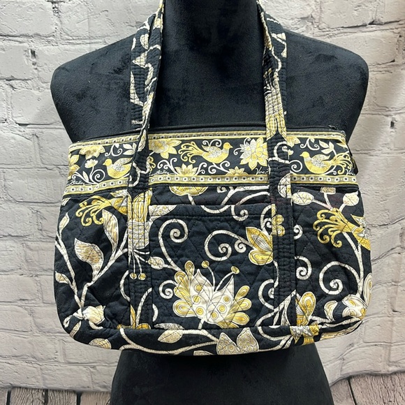Vera Bradley | Bags | Vera Bradley Retired Yellow Birdpattern Small ...
